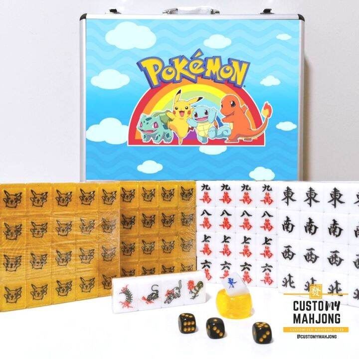 [Pre-Order] Customised Mahjong Set Pokemon Theme Customymahjong (Ship ...