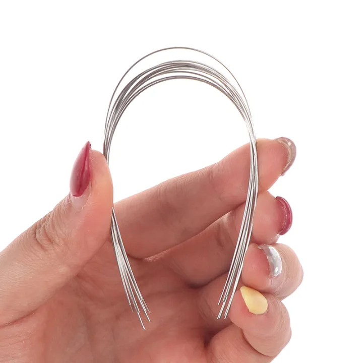 12-20 U/L Dental Orthodontic Stainless Steel Round Arch Wire 10 Types ...