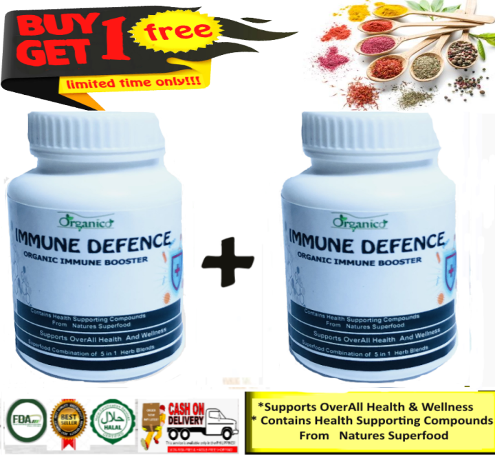 Most Effective Immune Defence Organic Immunity Booster Buy1Take1 (30cap ...