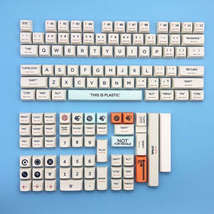 《Miss qi's keycap》 XDA Height Keycaps Set 127PCS Mechanical ...