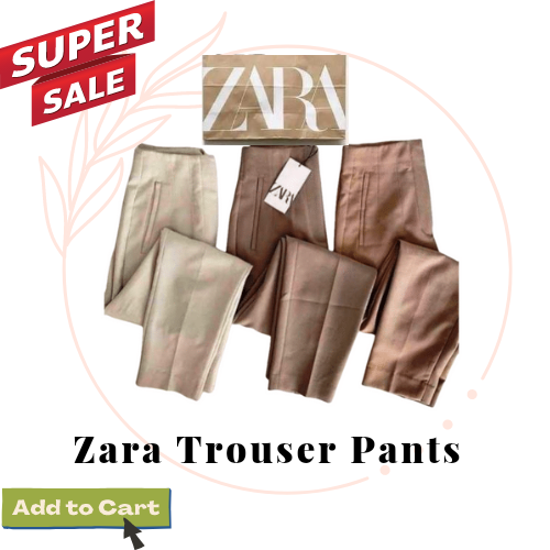 Trending Best Seller Zara Trouser Pants for Women Ladies Office Attire ...