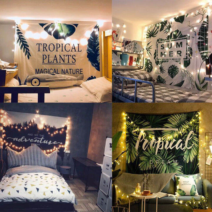 Sky Light Meets Background Cloth Wall Tapestry Cartoon Dormitory Wall ...