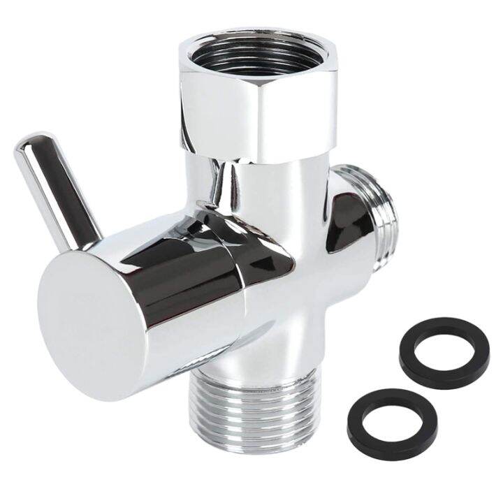 Brass Bidet T Adapter Valve 3 Way Shut Off Tee Connector For Toilet