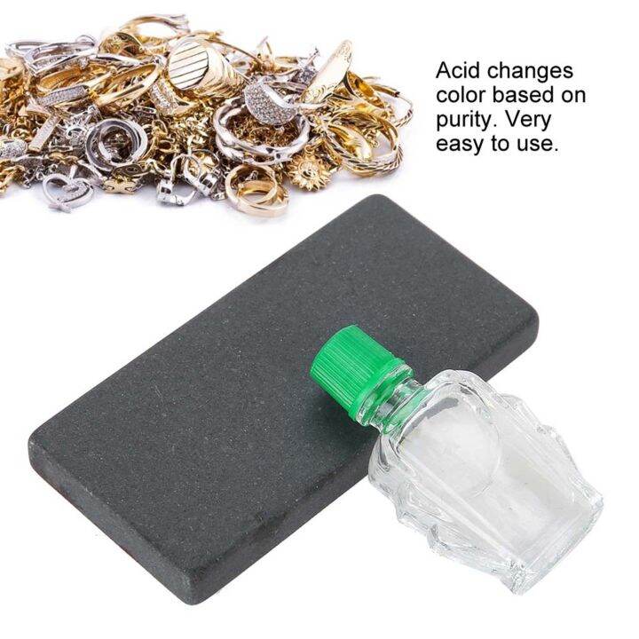 Practical Acid Kit Silver Platinum Gold Testing Touchstone Jewelry Tool ...