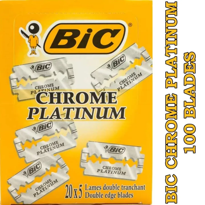 BIC Chrome Double Edge Razor Blades 1 Pack / 100 Pcs | Lazada PH