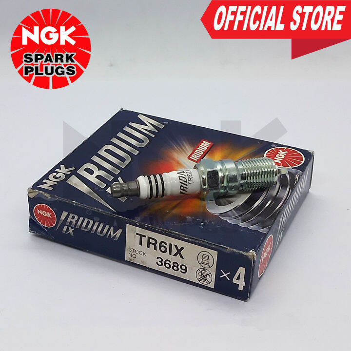 NGK TR6IX Iridium IX Spark Plug Set of 4 | Lazada PH