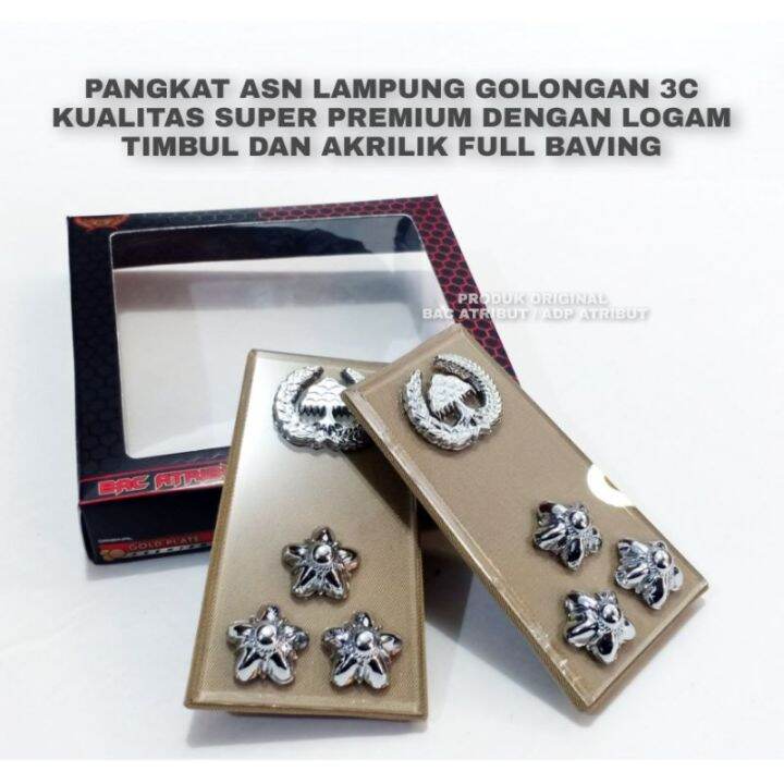 Pangkat ASN LAMPUNG - Pangkat PNS Lampung Golongan 3c Full akrilik ...