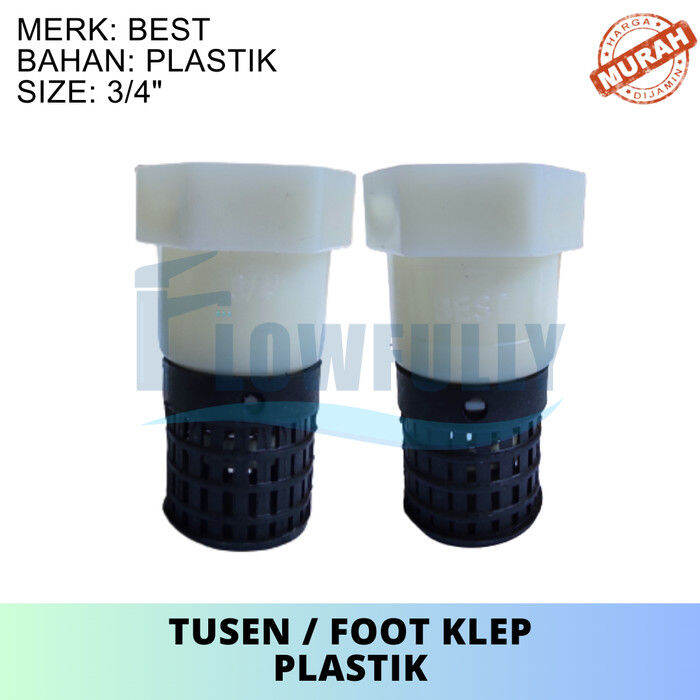 TUSEN KLEP PVC 3/4 INCH BEST SARINGAN FOOT VALVE VERTICAL LIFT KECIL ...