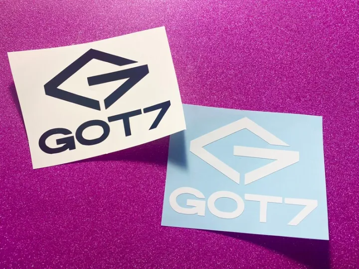 sticker GOT7 New Logo Vinyl Decals *2022 | สติ๊กเกอร์ กันน้ำ ทนเเดด ...