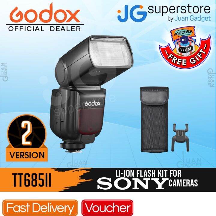 Godox TT685 II S Thinklite TTL Camera Flash 2.4GHz X Radio System for ...