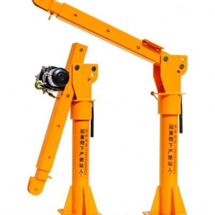 .Truck-mounted crane small electric lifting small crane locomotive ...