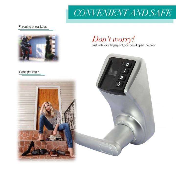 Adel Fingerprint Lock Latch Type - Electronic Lock Fingerprint Lock ...