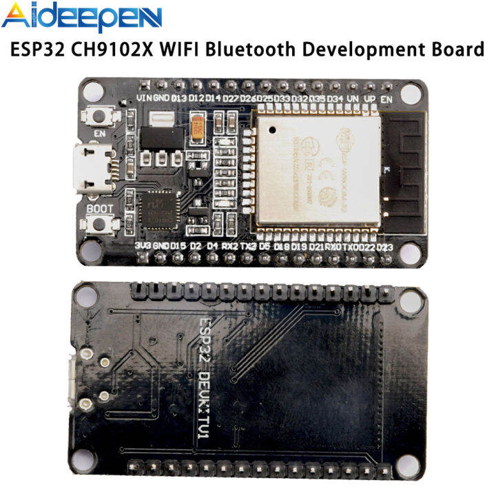 【Free Shipping &Ready Stock】Official Aideepen New ESP32 CH9102X WIFI Bluetooth Development Board ...