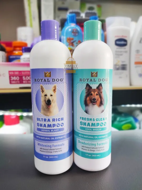 Royal Dog Fresh & Clean Shampoo Cool Breeze Deodorizing/Ultra Rich ...