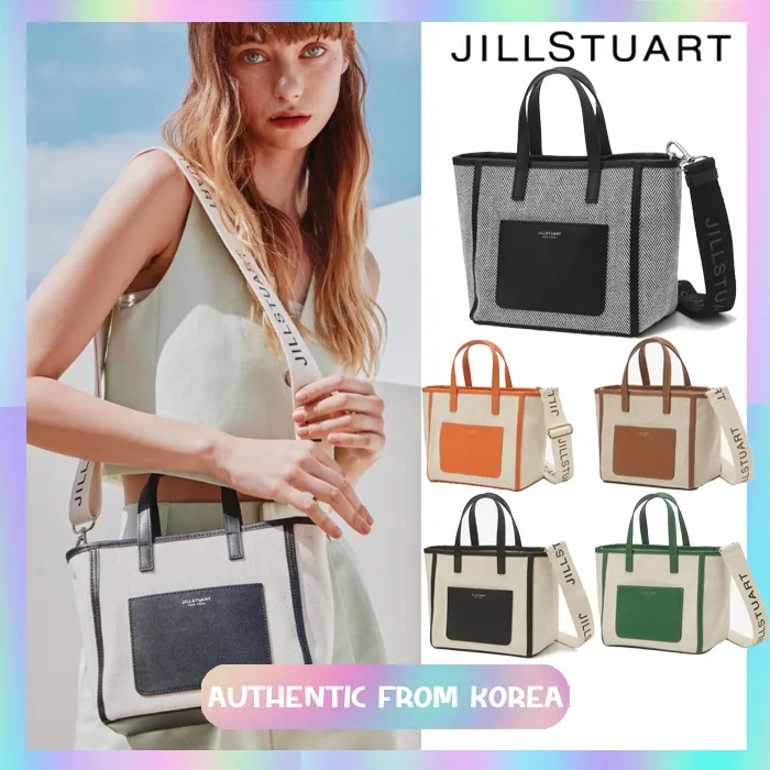JILLSTUART กระเป๋าผ้าใบสำคัญกระเป๋ามินิผ้าใบ5สี | Lazada.co.th