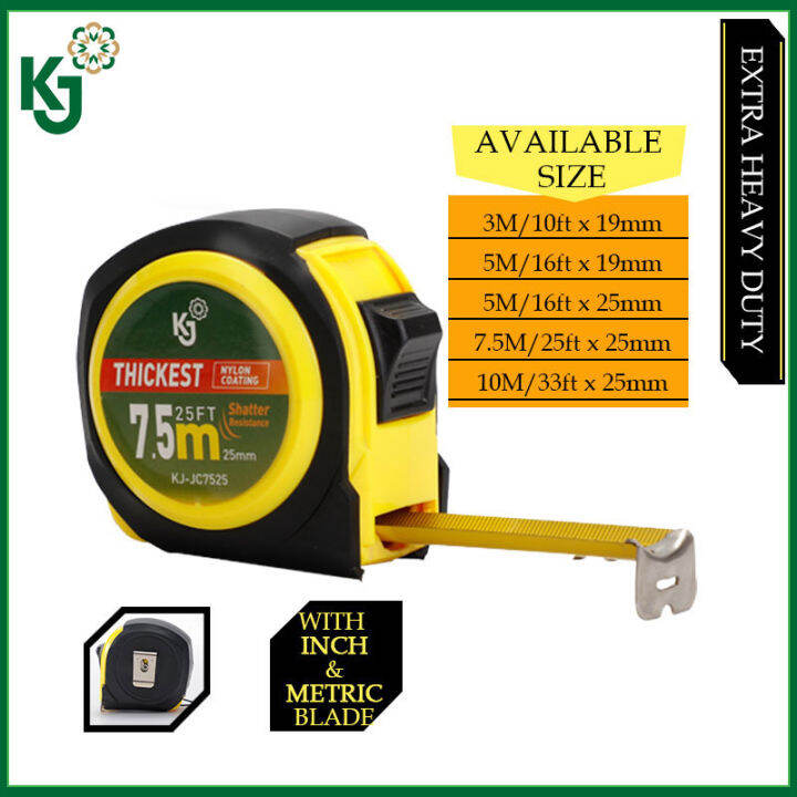Tape measure heavy duty metro 3/5/7/10 meters for construction original ...