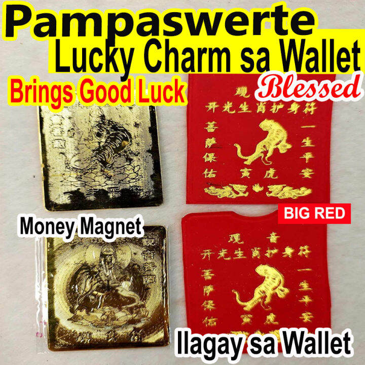Lucky charm for Money and Business Pampaswerte sa Wallet Golden Money ...