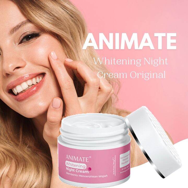 Animate Whitening Night Cream Original | Lazada Indonesia