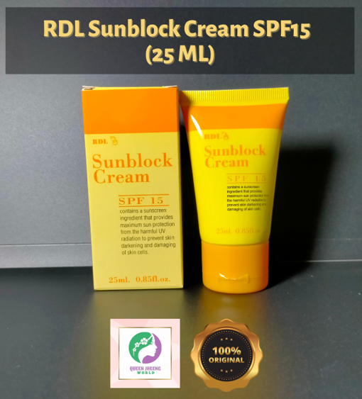 RDL Sunblock Cream SPF15 25ML 100% ORIGINAL | Lazada PH