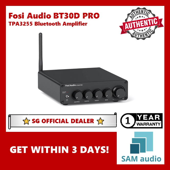 [🎶SG] FOSI AUDIO BT30D PRO Bluetooth Amplifier | Lazada Singapore