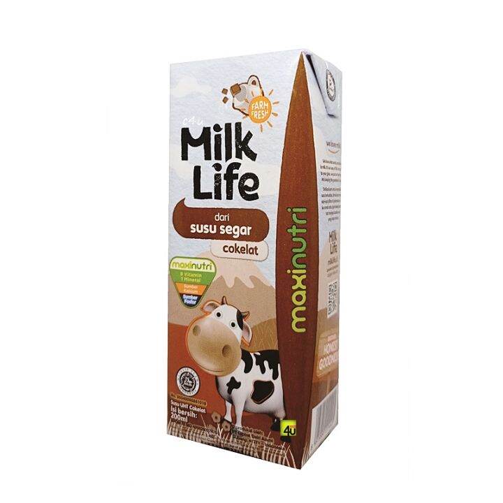 MILK LIFE - Susu UHT COKELAT - 200ml RTD | Lazada Indonesia