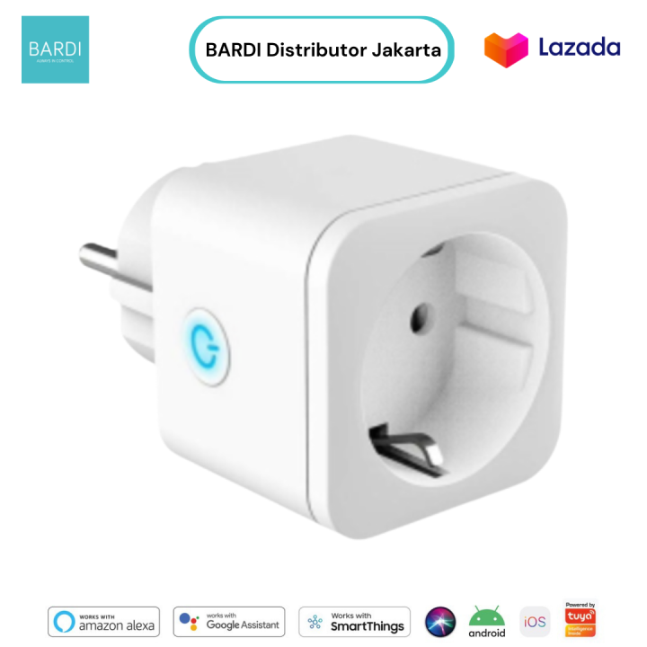 BARDI Smart PLUG WiFi Wireless Colokan - IoT Smart Home | Lazada Indonesia