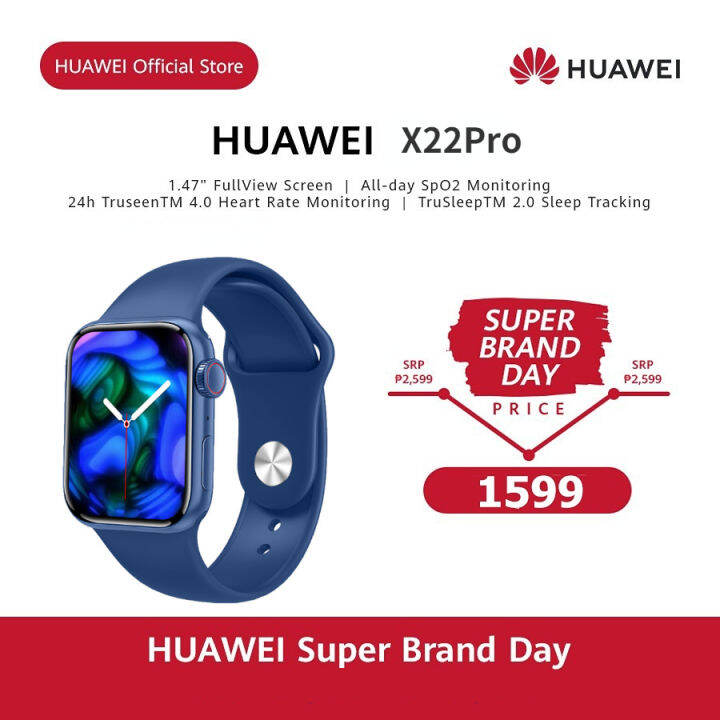 HUAWEI X22 Pro Smart Watch | 10 Days Battery Life | Quick Workout ...