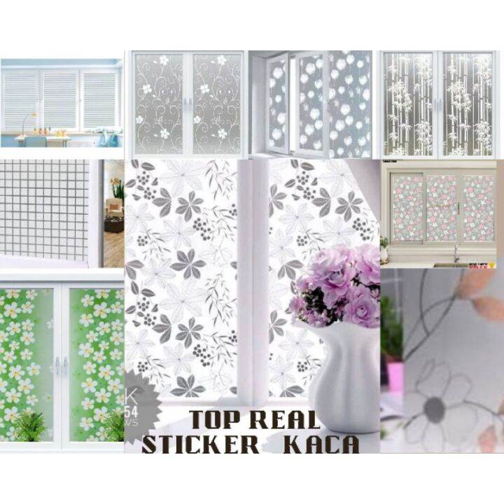 TERMURAH (COD)!! STICKER KACA /SANDBLAST STICKER JENDELA, PINTU ...