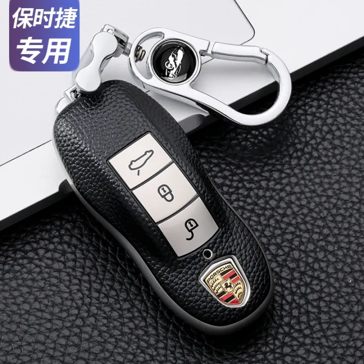 ทุ่มเทให้กับเปลือกกุญแจ Porsche Cayenne macan Panamera key case 718 ...