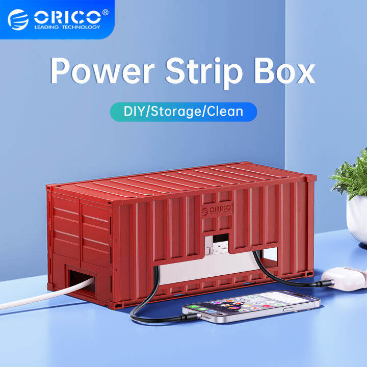 ORICO Plastic Cable Management Storage Box Wire Extension Charger Hide ...