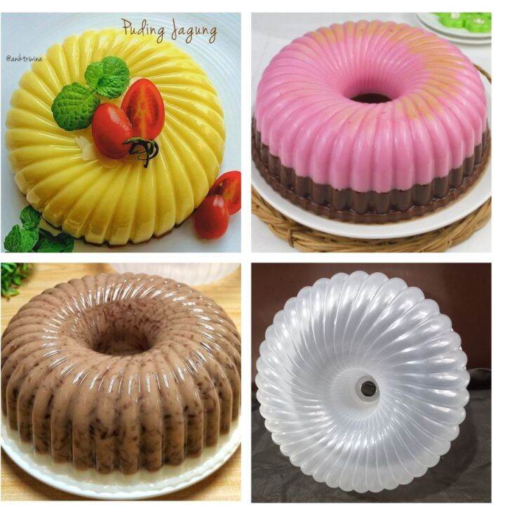 Loyang Puding Twist Besar Cetakan Agar Plastik Tebal | Lazada Indonesia