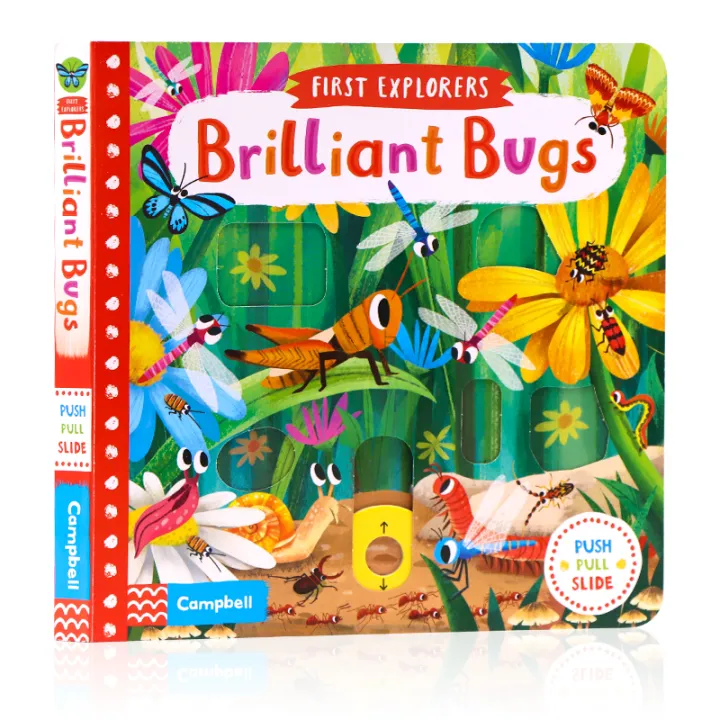 Little Explorer series mechanism operation book smart insects first ...