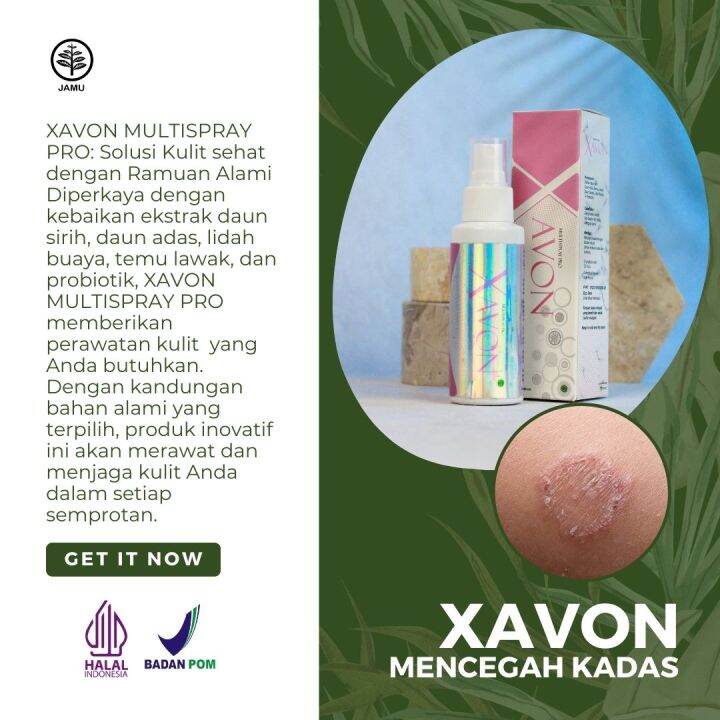 XAVON - HERBAL ALAMI MENCEGAH MUNCULNYA KADAS KURAP DAN GATAL-GATAL ...