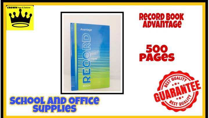 1pc Advantage Record Book -crownpaper | Lazada PH