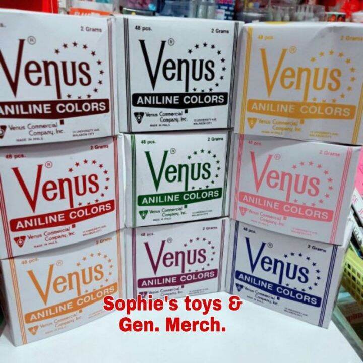 Dye venus (aniline colors) dyubos per box | Lazada PH