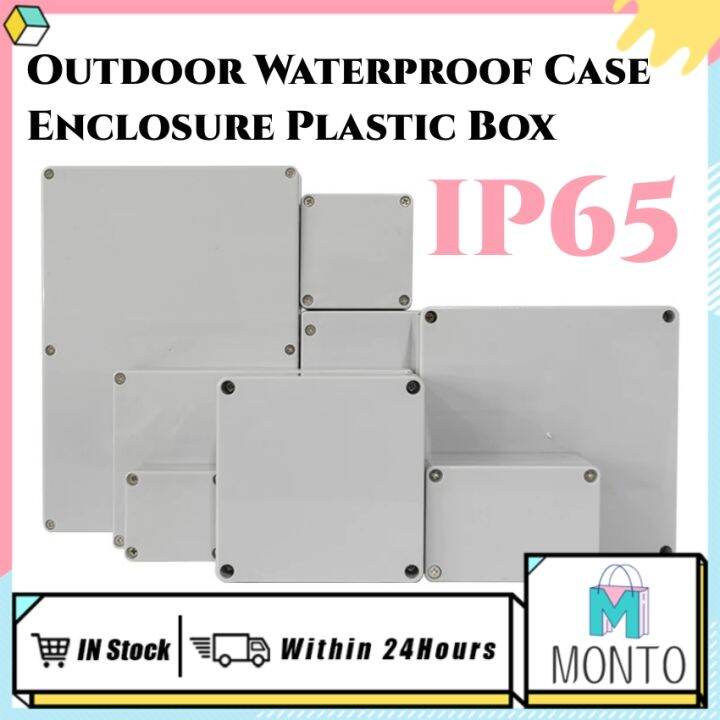 Outdoor IP65 Waterproof Enclosure Box Plastic Case Electronic Project ...