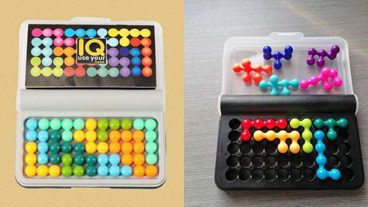 READY STOCK-120 Challenges IQ 2D 3D Puzzle Board Game Classic Pyramid ...