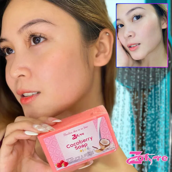 Korean premium cocoberry soap with 10000x whitening effect, 100% pure and original ZAFYRE ...