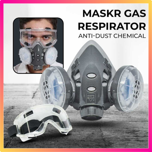 BEST SELLER 308Plus Masker Gas Respirator Anti-Dust Chemical Safety ...
