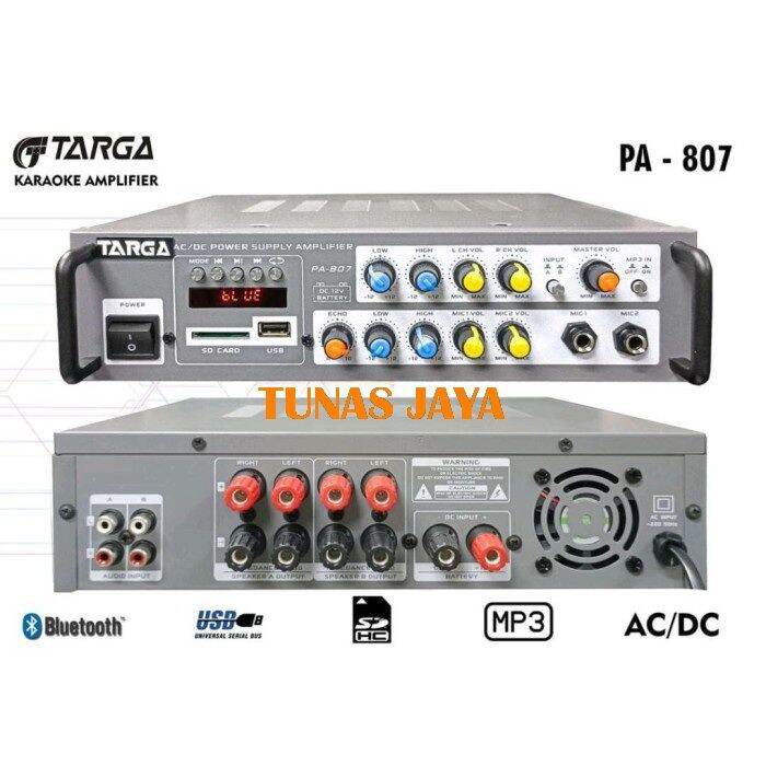 Amplifier Targa Pa807 Ampli Targa Pa 807 | Lazada Indonesia