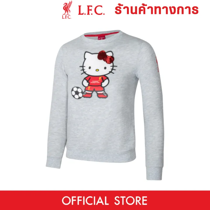 LIVERPOOL FOOTBALL CLUB Hello Kitty เสื้อแขนยาวเด็ก เสื้อเด็ก เสื้อ ...