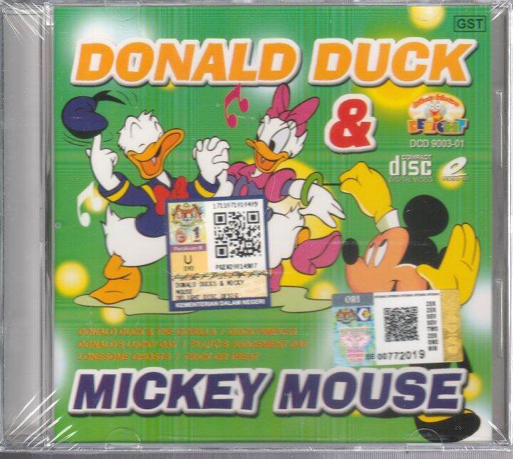 VCD Cartoon - Donald Duck & Mickey Mouse (DCD-9003-01) | Lazada