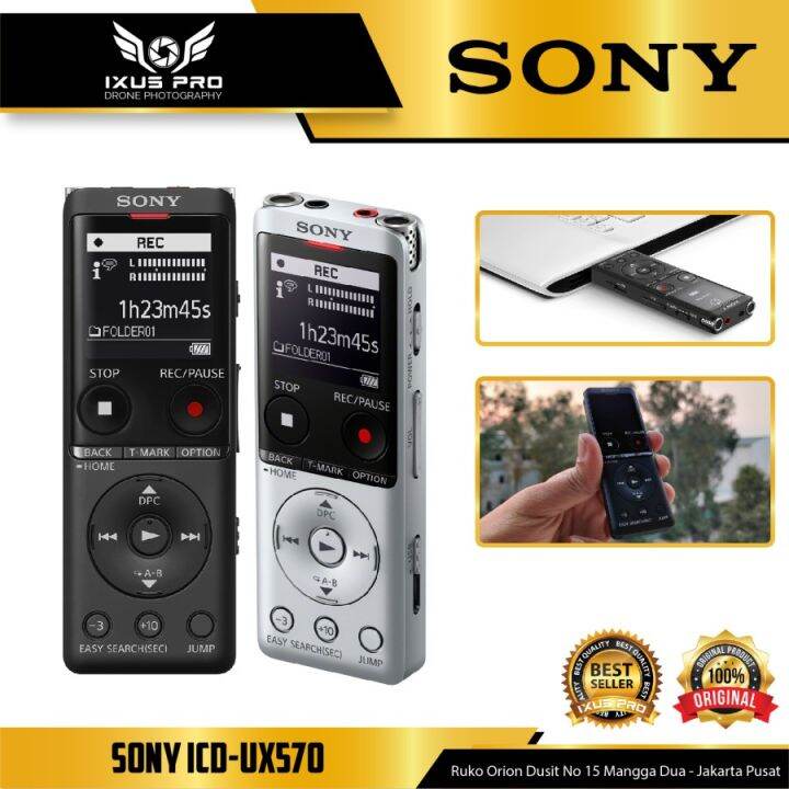 Sony ICD-UX570 Stereo Digital Voice Recorder | Lazada Indonesia