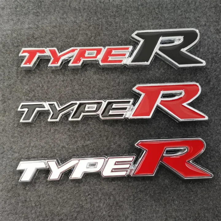 Littlebox Car Emblem Honda TYPE R/3D Car Styling Sticker Metal TYPER ...