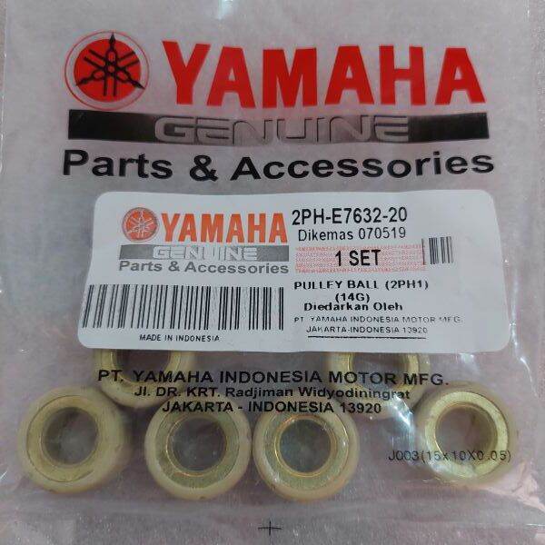 [RCP] Mio i125 /M3 /NMAX /AEROX FLYBALL Set 14G (CREAM) 2PH-E7632-00 -Indonesia | Lazada PH