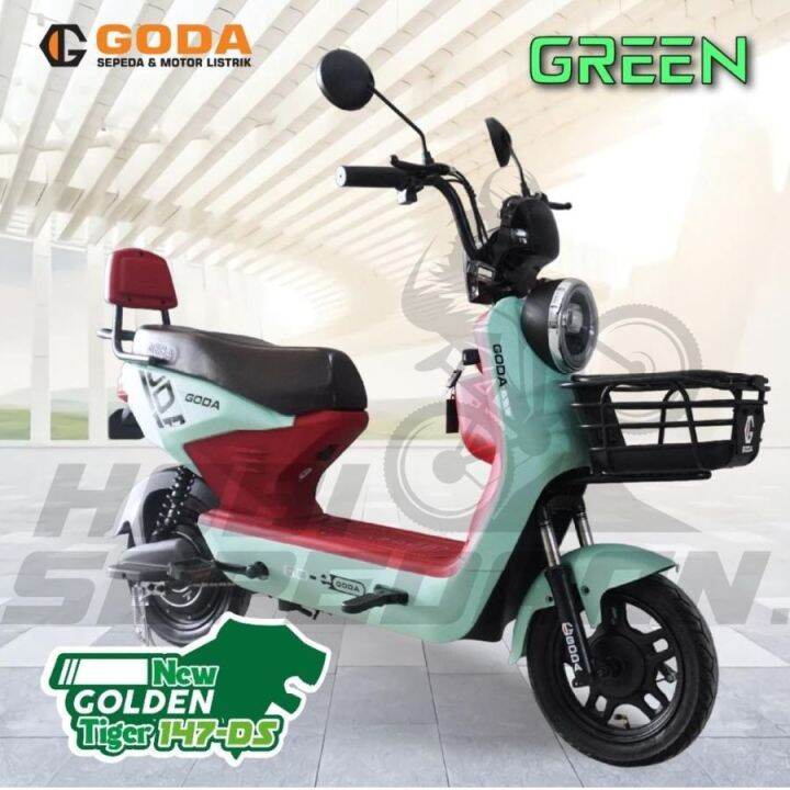 SEPEDA LISTRIK GODA 147D GOLDEN TIGER ELECTRIC E BIKE 500 WATT | Lazada ...