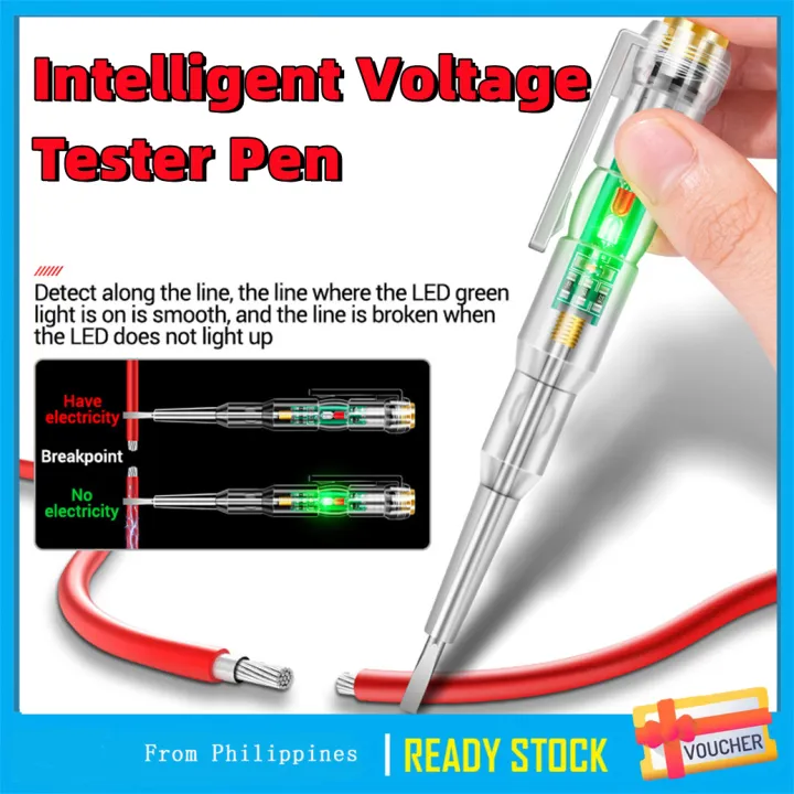 Intelligent Waterproof Voltage Tester Pen Power Voltage Detector ...