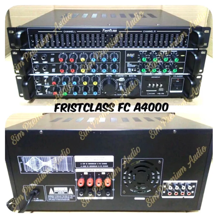 amplifier karaoke firstclass FC A4000 / FCA 4000 / FCA4000 | Lazada ...