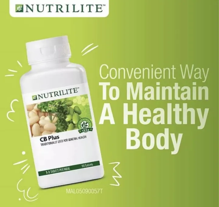 นิวทริไลท์ แคลโลว์ ซีบี พลัส Nutrilite Calow CB Plus - 90 Tab | Lazada ...