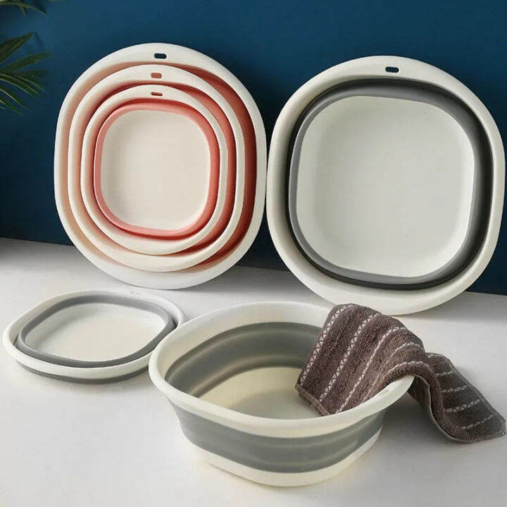 S/M/L Foldable Silicon Wash Basin Multi-Purpose Basin Can Used for ...
